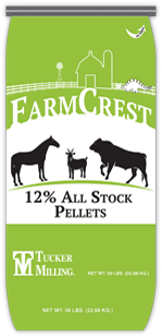 Tucker Milling FarmCrest 12% All Stock Pellets - Guntersville, AL ...